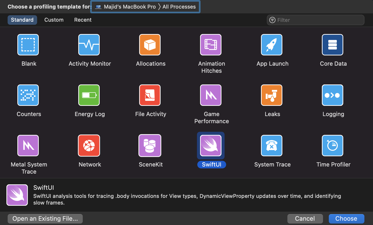 Profiling SwiftUI App Using Instruments Swift With Majid